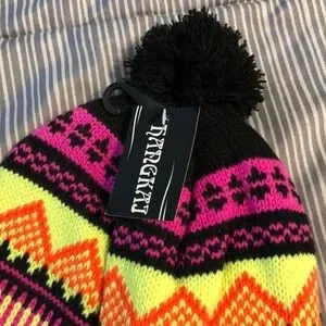 Accessories | 325 Peruvian Chullo Style Knit Hat Size Os Dopamine ...